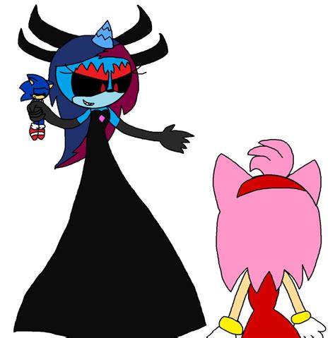 The Aku Queen Captures Sonic By Tkmslux On Deviantart