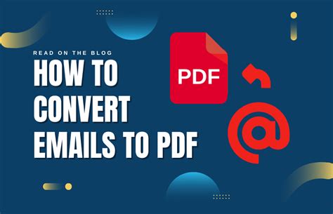 How To Save Email As PDF