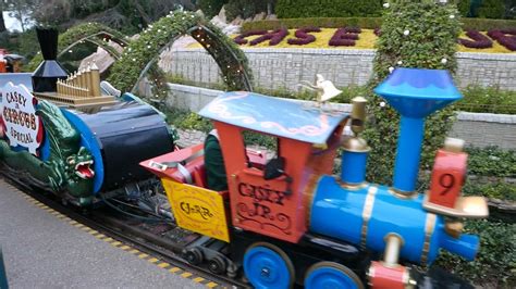 Disneyland Train Ride Casey Jr Circus Train Hd Youtube