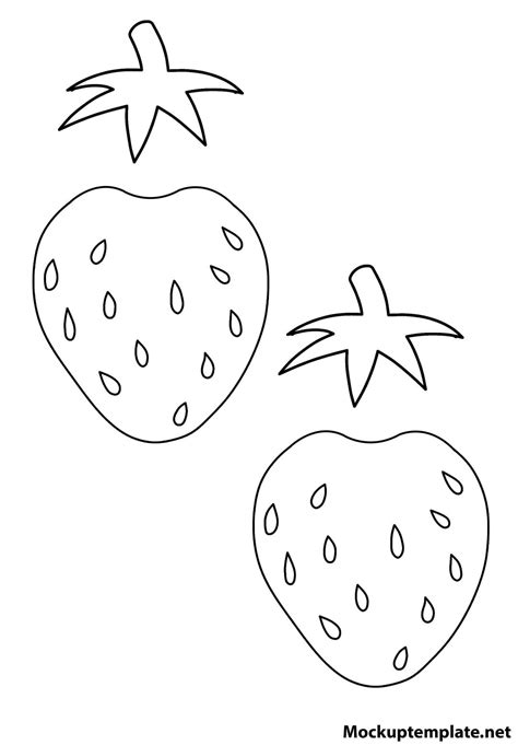 Free Printable Strawberry Templates