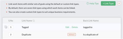 create custom link types zoho sprints help
