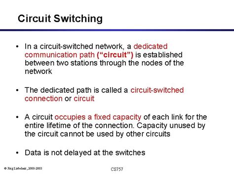 review of networking concepts part 1 switching networks