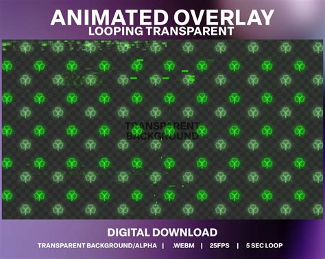 Clover Animated Stream Pack Irish Neon Stream Overlays Vhs Twitch
