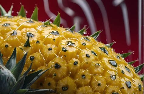 Premium Photo Pineapple Juice Pineapple Passion