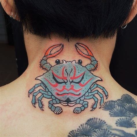 I Like Horimono Todays Work Kumadori Heikegani Heikegani Crab