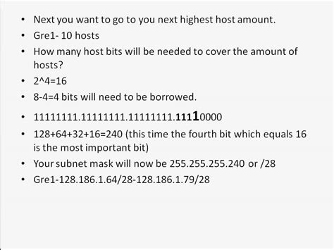 Vlsm Subnetting Example Youtube