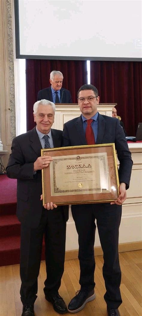 Vuk Perovic On Linkedin Izuzetna Mi Je čast što Sam Nosilac Nagrade