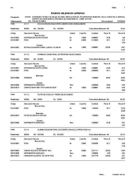 Acu Piscina De Niños Pdf Hormigón Ingeniería Estructural