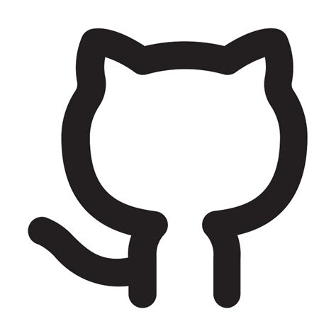 Github Outline Icon Free Download Transparent PNG Creazilla