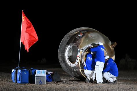 神舟十八号载人飞船返回舱成功着陆 头条轮播图 新湖南