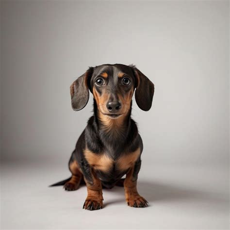 Cute Wiener Dog Dachshund Sausage Doggo White Background 49023985 Stock
