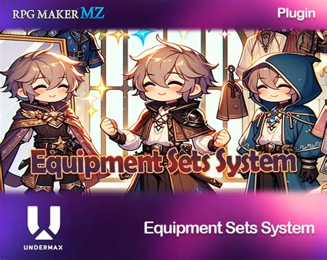 RPG MAKER MZ Plugin Equipment Sets System By Undermax