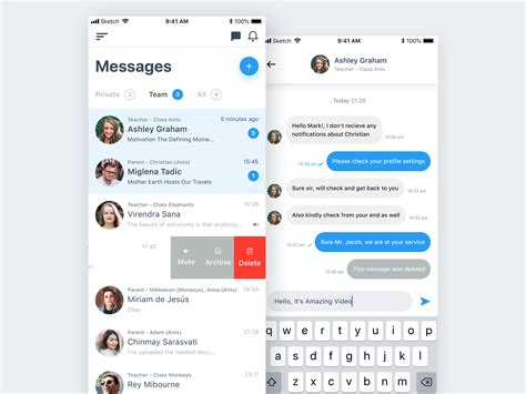 Messages App Ui Design By Osama Dawood On Dribbble Messages App Ui Design By Osama Dawood On Dribbble