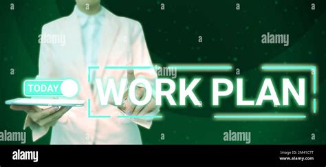 Writing Displaying Text Work Plan Business Approach Project To Be Accomplished And Outlines How