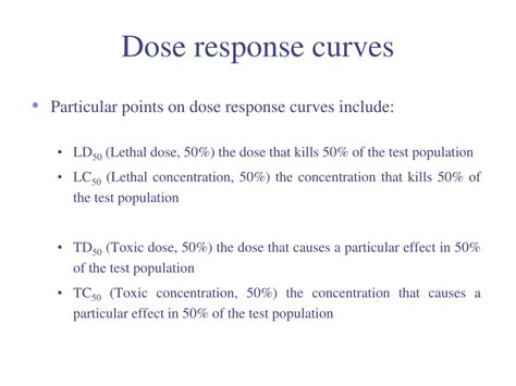 Ppt W507 Dose Response And Toxicity Testing Powerpoint Presentation Id 6885065