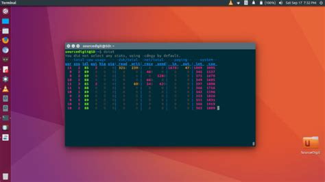View Ubuntu System Information In Commandline Install Dstat Monitoring Tool On Ubuntu Linux