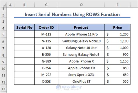 How To Use Rows Function In Excel With 7 Easy Examples