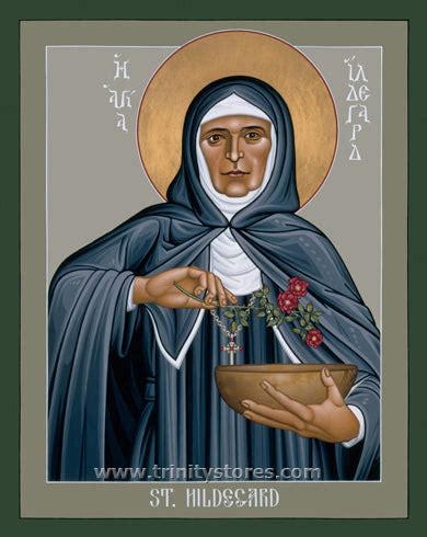Sep 17 St Hildegard Of Bingen” © Icon By Br Robert Lentz Ofm