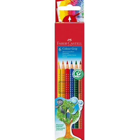 Faber Castell Buntstift 6 Buntstifte Classic Grip Farbsortiert
