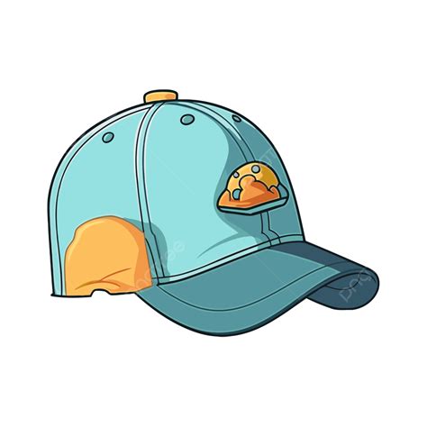 كرتون قبعة بيسبول مع الأزرق Pintle المتجه قبعة قصاصة فنية كرتون Png والمتجهات للتحميل مجانا