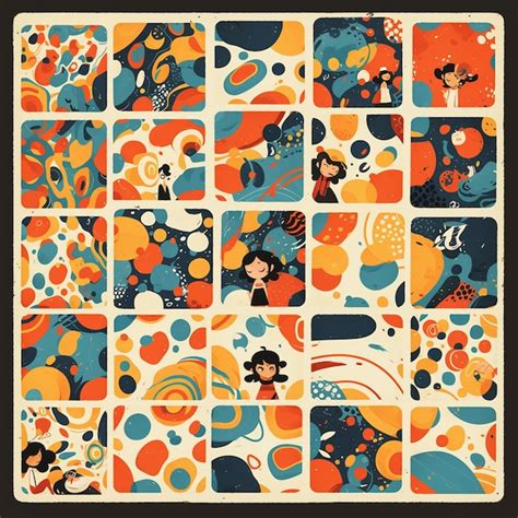 Premium Vector Bold Dramatic Patterns With Rich Colors