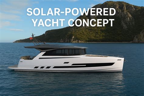 Solar Powered Yacht Concepta Sustainable Yacht Design Powered By