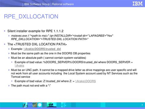 Ppt Ibm Rational Publishing Engine Support For Doors Dxl Security Powerpoint Presentation Id
