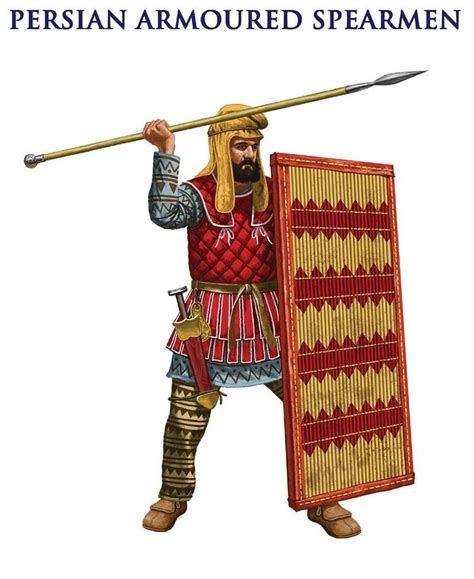 Achaemenid Sparabara Phoenician Armor Persian Warrior Armor