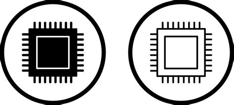 CPU Vector Icon 42025487 Vector Art At Vecteezy