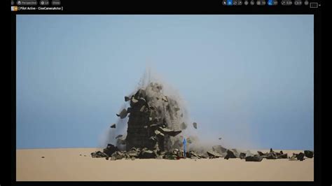 Realtime Chaos Destruction Physics with Niagara Fluids in Unreal Engine 5 - YouTube