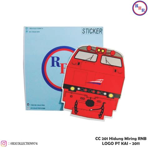 Jual Stiker Kereta Cc 201 Hidung Miring Rnb Logo Pt Kai 2011 Shopee
