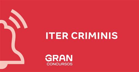Iter Criminis Entenda O Que é