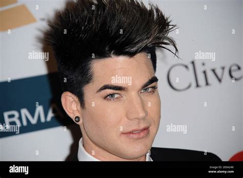Adam Lambert Attends The Clive Davis Pre Grammy Gala And Salute To Industry Icons Honoring