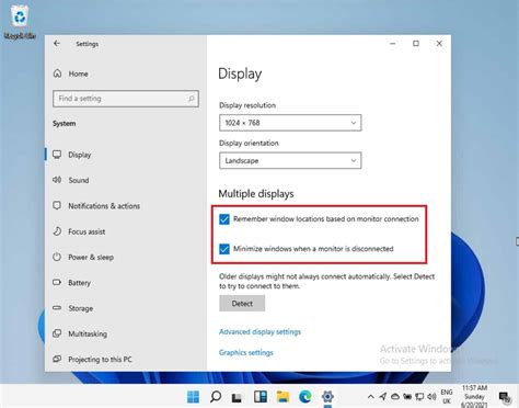 windows display settings