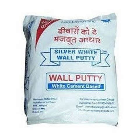 Silver White Cement Based Wall Putty At ₹ 1000bag Cement Wall Putty