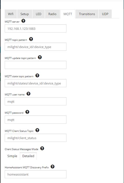 White Mode Not Working Properly On MQTT With FUT Issue Sidoh Esp Milight Hub