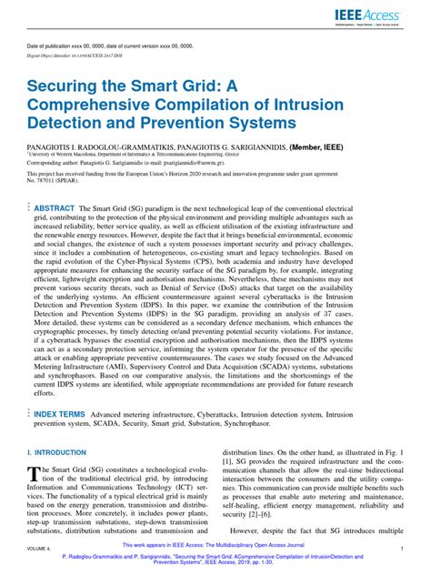 Securing The Smart Grid A Comprehensive Pdf Sensitivity And Specificity Receiver Operating