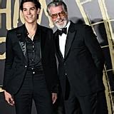 Pierce And Paris Brosnan Pose At London Fashion Week Popsugar Celebrity