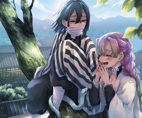 Mitsuri And Obanai Demon Slayer Wallpapers Wallpaper Cave