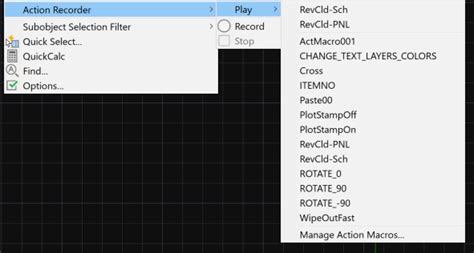 Right Mouse Click Menu Action Recorder List Empty Autodesk Community