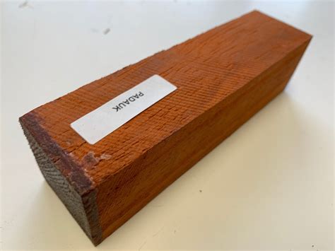 Beautiful Padauk Turning Wood Blanks Lathe Size 1 12 X 1 12 X 6