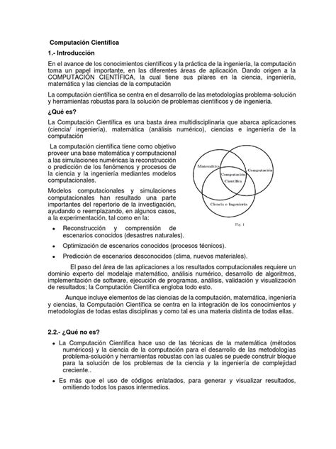 Computación Científica Metodos Num Pdf