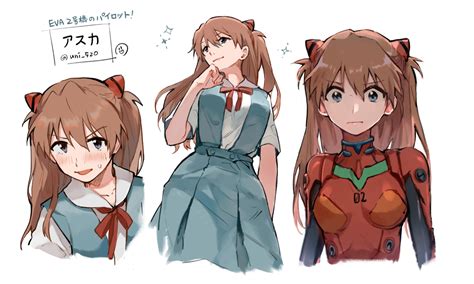 Souryuu Asuka Langley Neon Genesis Evangelion Image By Uni 520