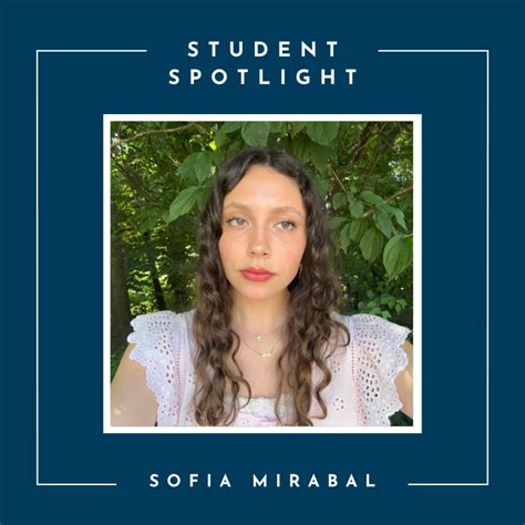 Undergraduate Research Center—sciences Sofia Mirabal