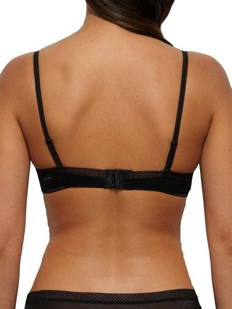 Gossard Glossies Sheer Moulded Bra Black Braforme