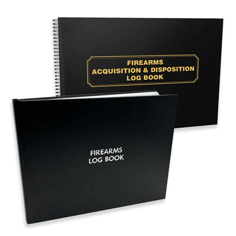 Gun Firearm Log Books Log Books Unlimited