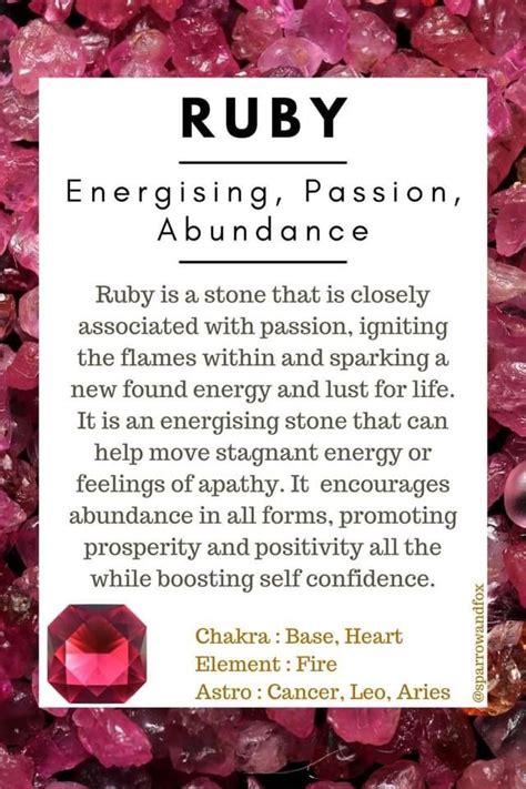 Best 12 Ruby Meaning Uses And Benefits Metaphysical Properties