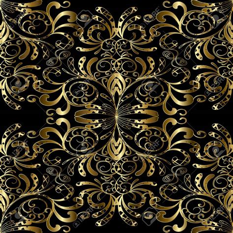 Black And Gold Vintage Wallpaper 57 Koleksi Gambar
