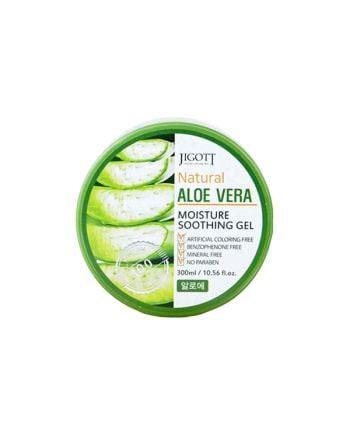Jigott - Natural Aloe Vera Moisture Soothing Gel - 300ml | Beauty Amora ...