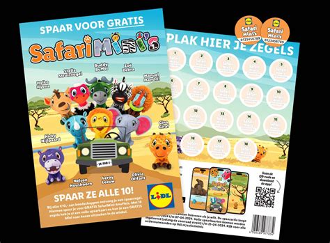 LIDL Nieuwe Spaaractie Voor GRATIS SafariMinis Bij Lidl Thuisleven Com